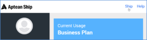 Logging in to Aptean Ship – Aptean Ship