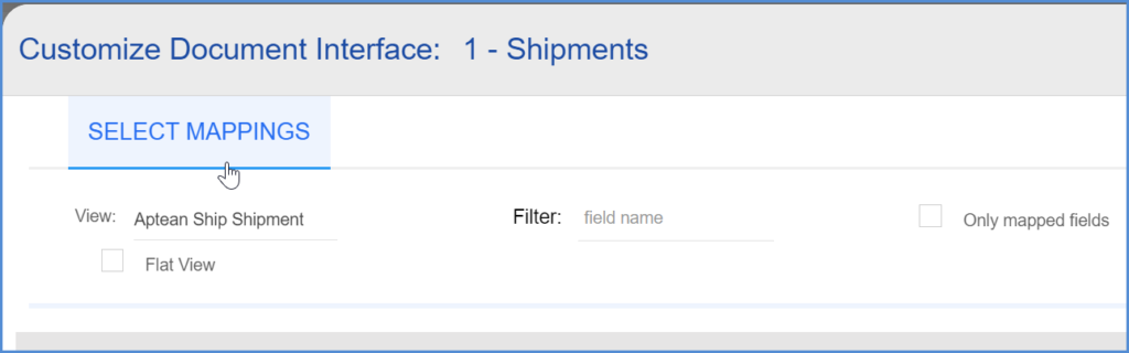 Mapping M2M Fields – Aptean Ship