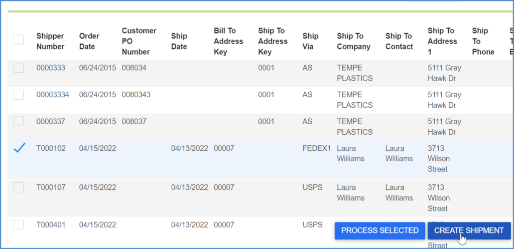 Ship M2M Shipments – Aptean Ship